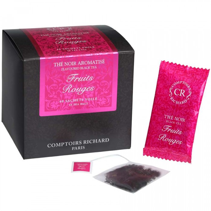 Thé – fruits rouges la boite de 40 sachets – André Claude